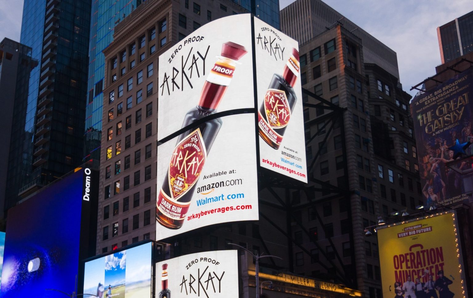 Arkay lights up Times Square with $6m campaign - The Spirits Business