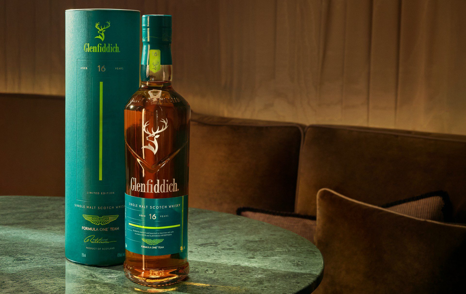 Glenfiddich and Aston Martin F1 unveil 16YO whisky - The Spirits Business