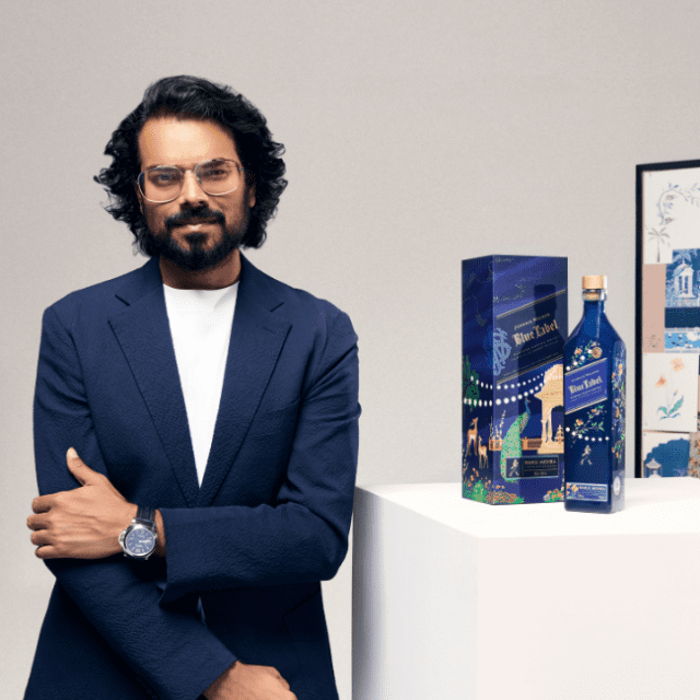 Johnnie Walker Blue Label gets festive with Rahul Mishra - The Spirits Business